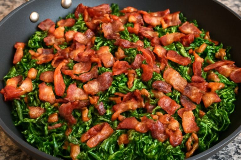 Couve Refogada com Bacon e Alho Frito, Receita Fácil e Saborosa